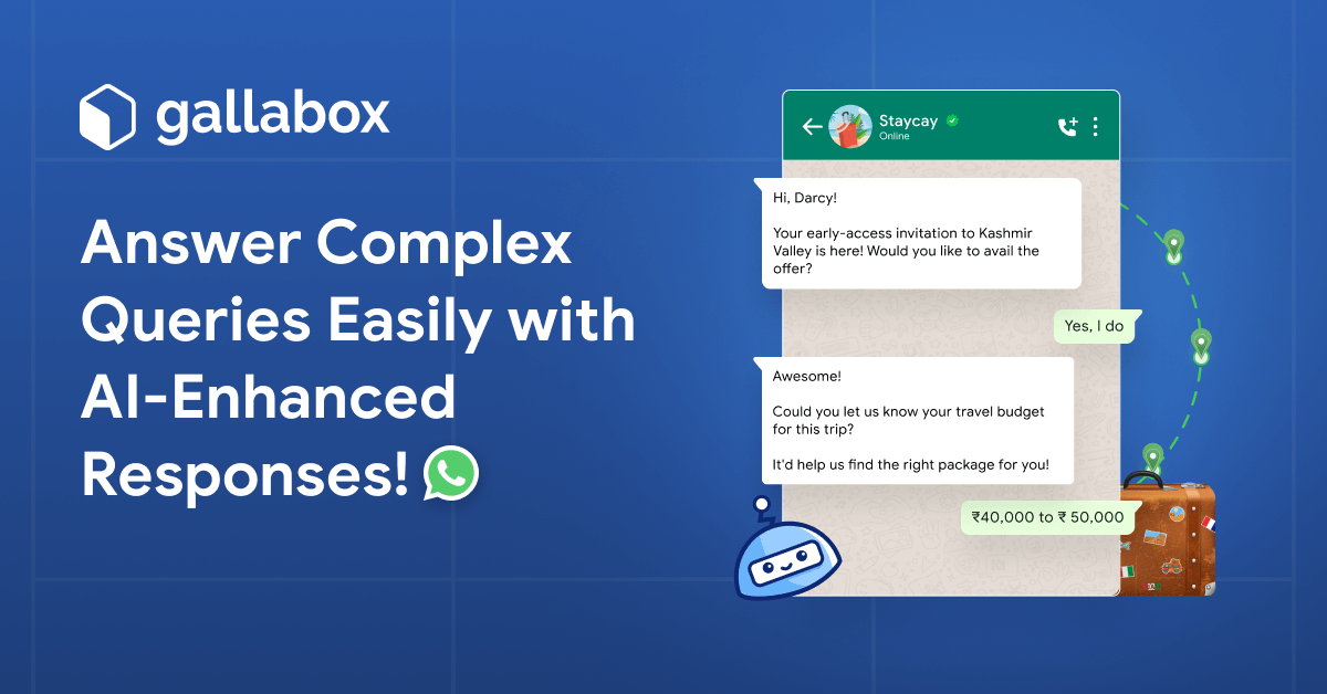Gallabox Gen AI: Harness the power of AI WhatsApp Chatbot | Gallabox