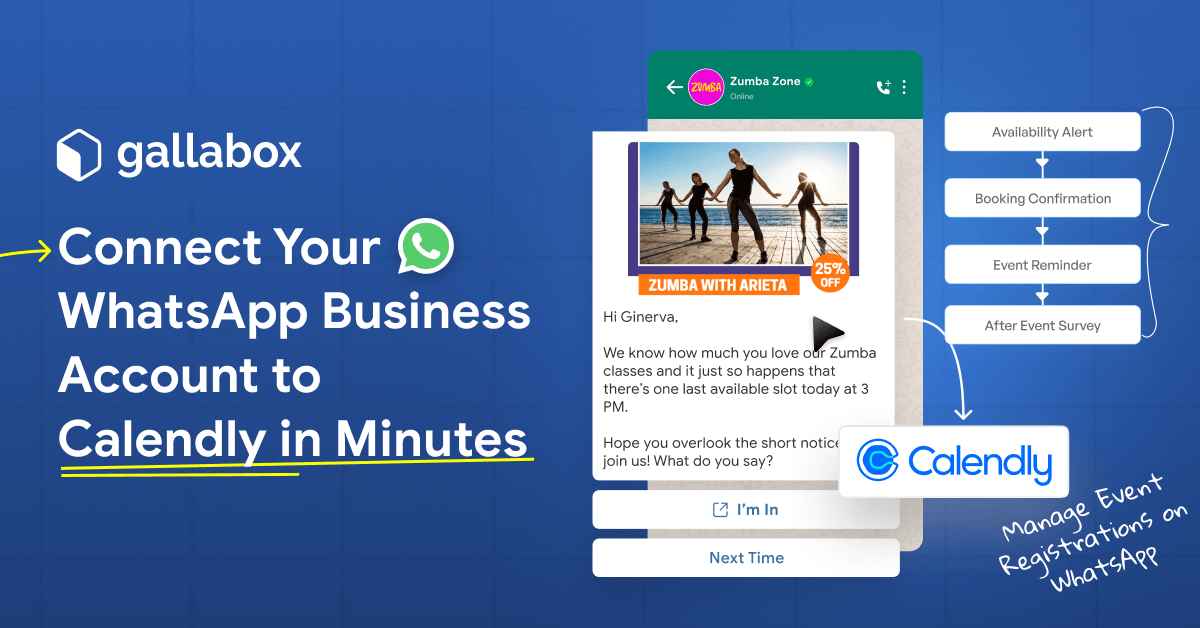 Calendly WhatsApp Integration for Scheduling | Gallabox