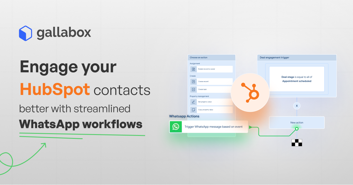 HubSpot WhatsApp Integration for Engagement | Gallabox